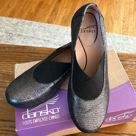 Dansko | Shoes | Dansko Pewter Flat Size 38 | Poshmark